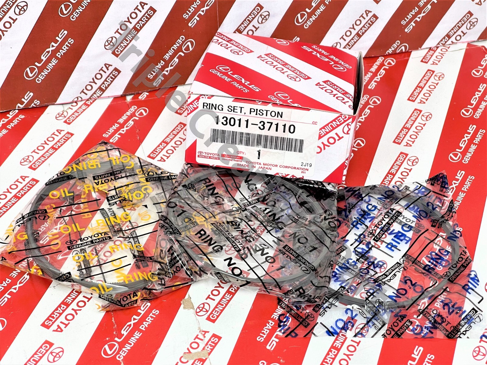 13011-37110 Toyota Prius Auris Lexus CT200H 2010-15 Genuine Piston ...