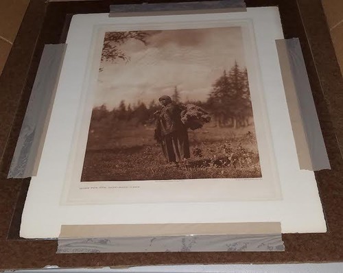 Large Format Original Photogravure | Curtis | Moss Cree Baby Bags, 22 ...