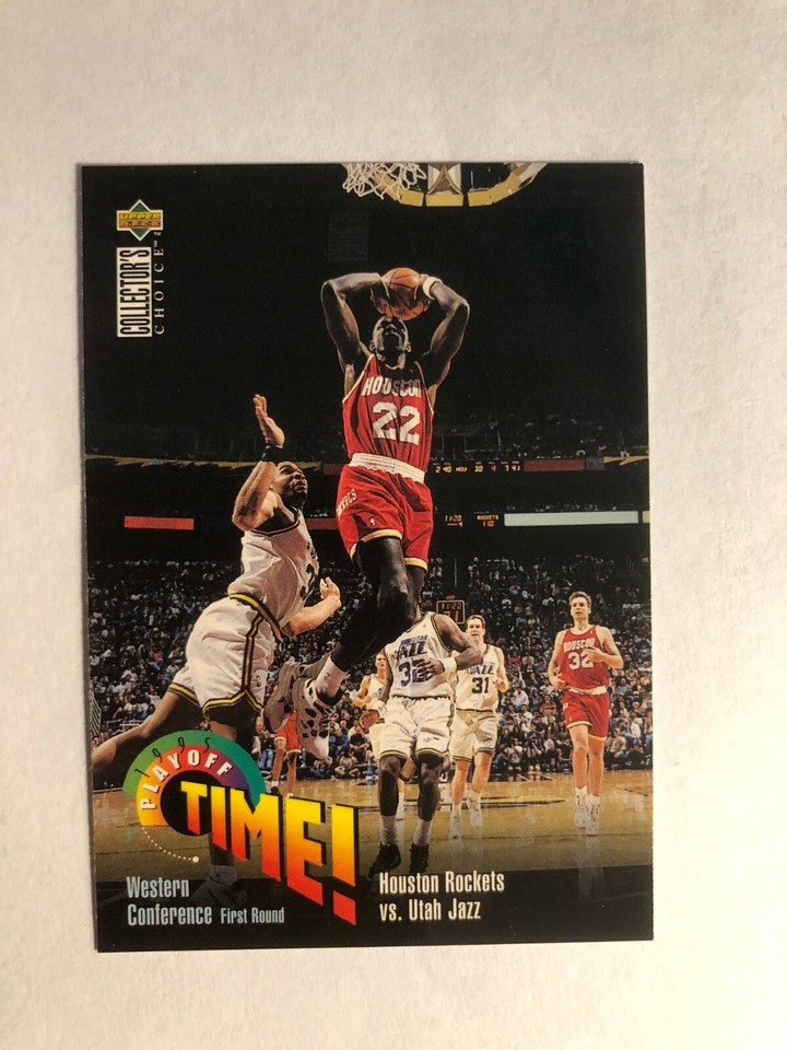 1995 HAKEEM OLAJUWON Upper Deck r # 356 Basketball Card Made in USA | eBay