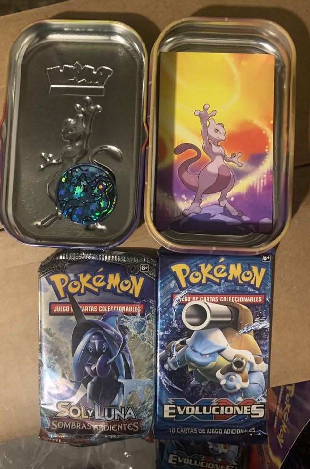 Pokemon TCG Spanish Kanto Power Charizard Mini Tin XY Evolutions ...