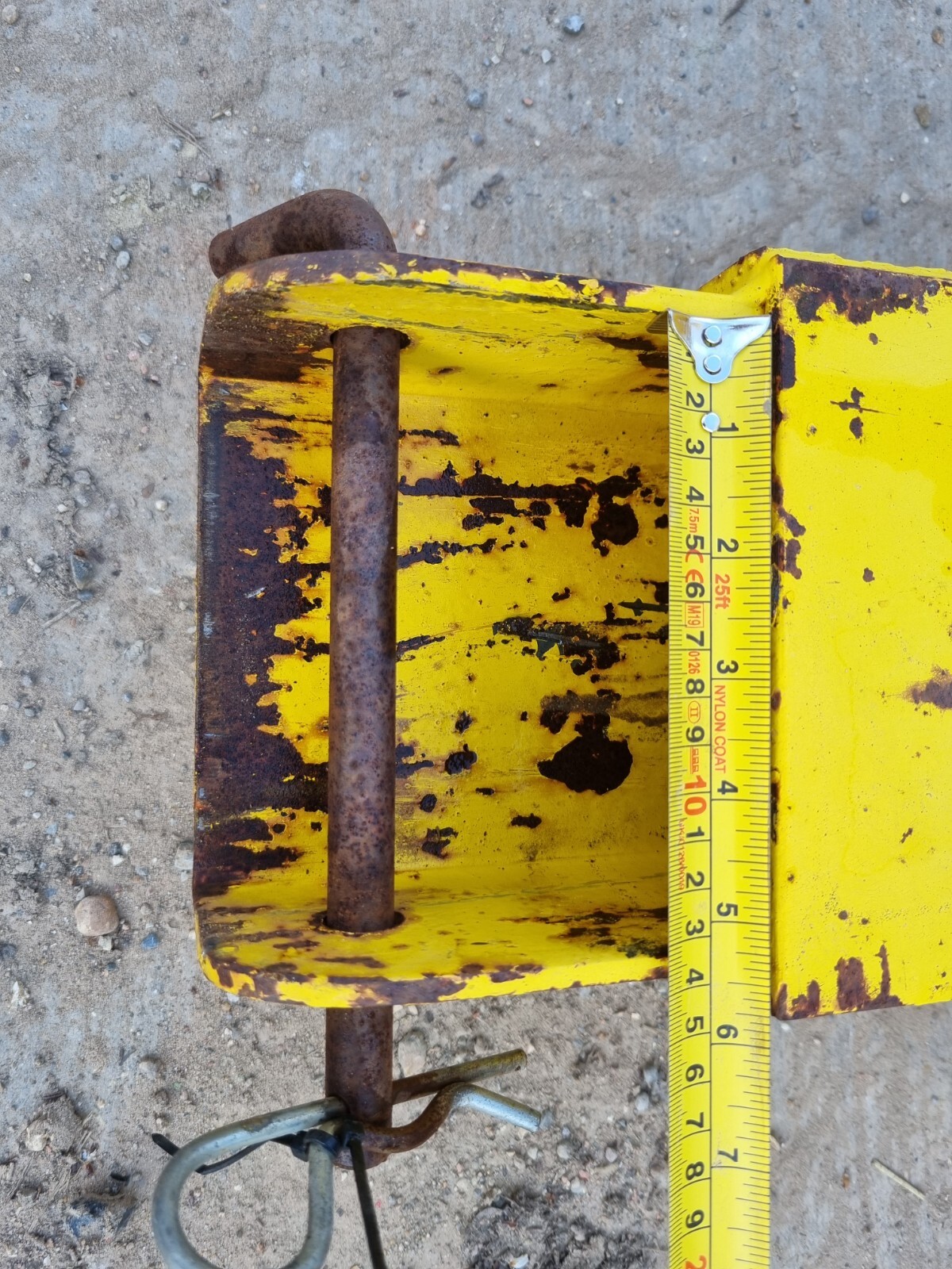 5.15 Meter Spreader Bar Lifting Beam forklift slots 1000kg digger crane ...