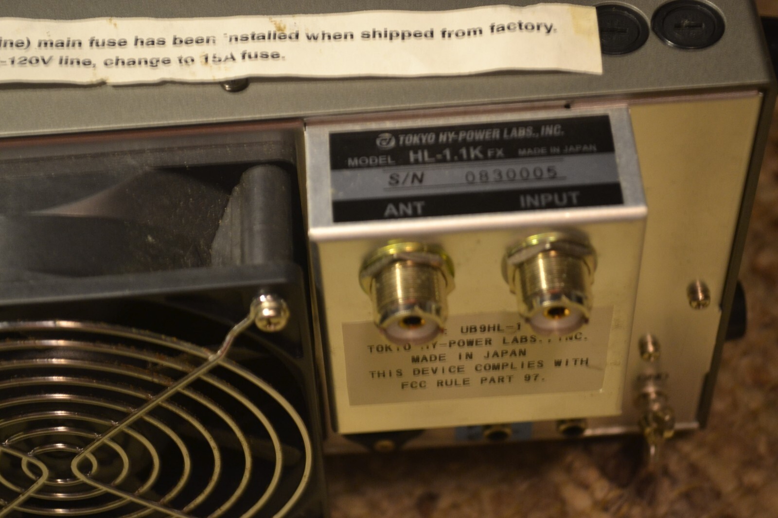 Tokyo Hy-Power HL-1 FX Solid State HAM HF Amplifier | eBay