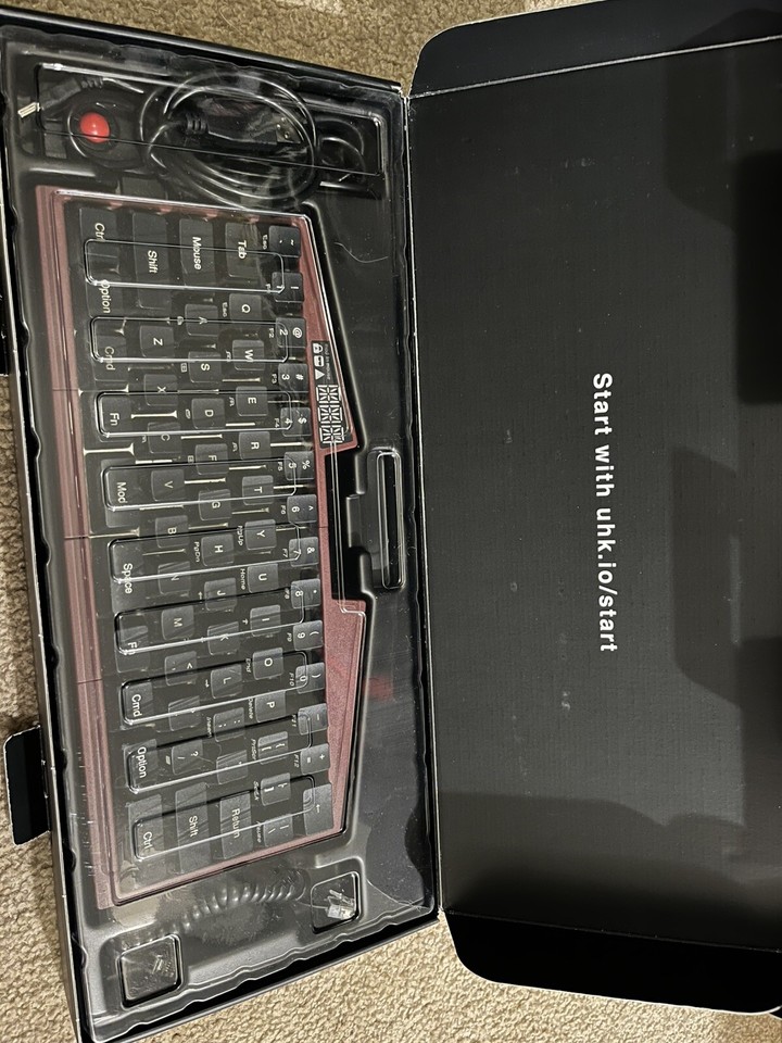 UHK 60 v1 Ultimate Hacking Keyboard + Wrist Rests + Trackball | eBay