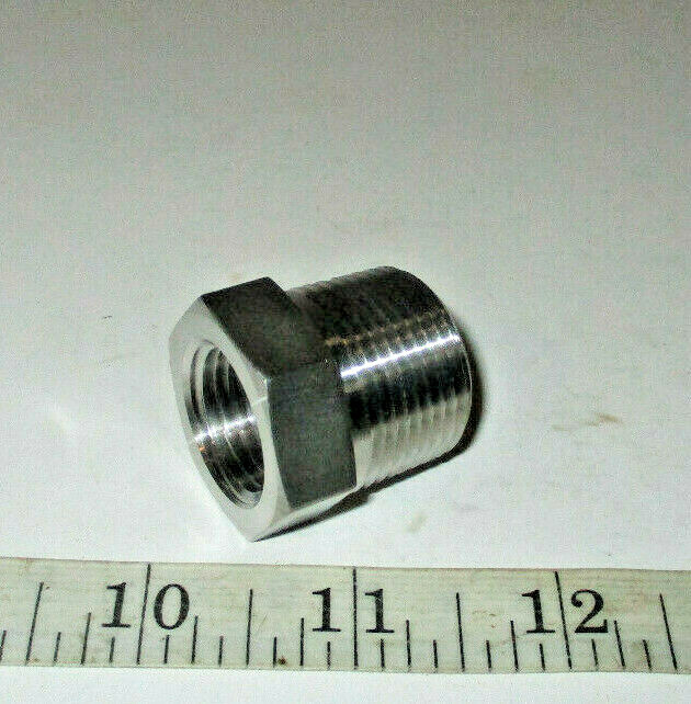 Eaton Weatherhead 316 Stainless Steel Reducing Bushing 3/4" MNPT x 1/2 ...