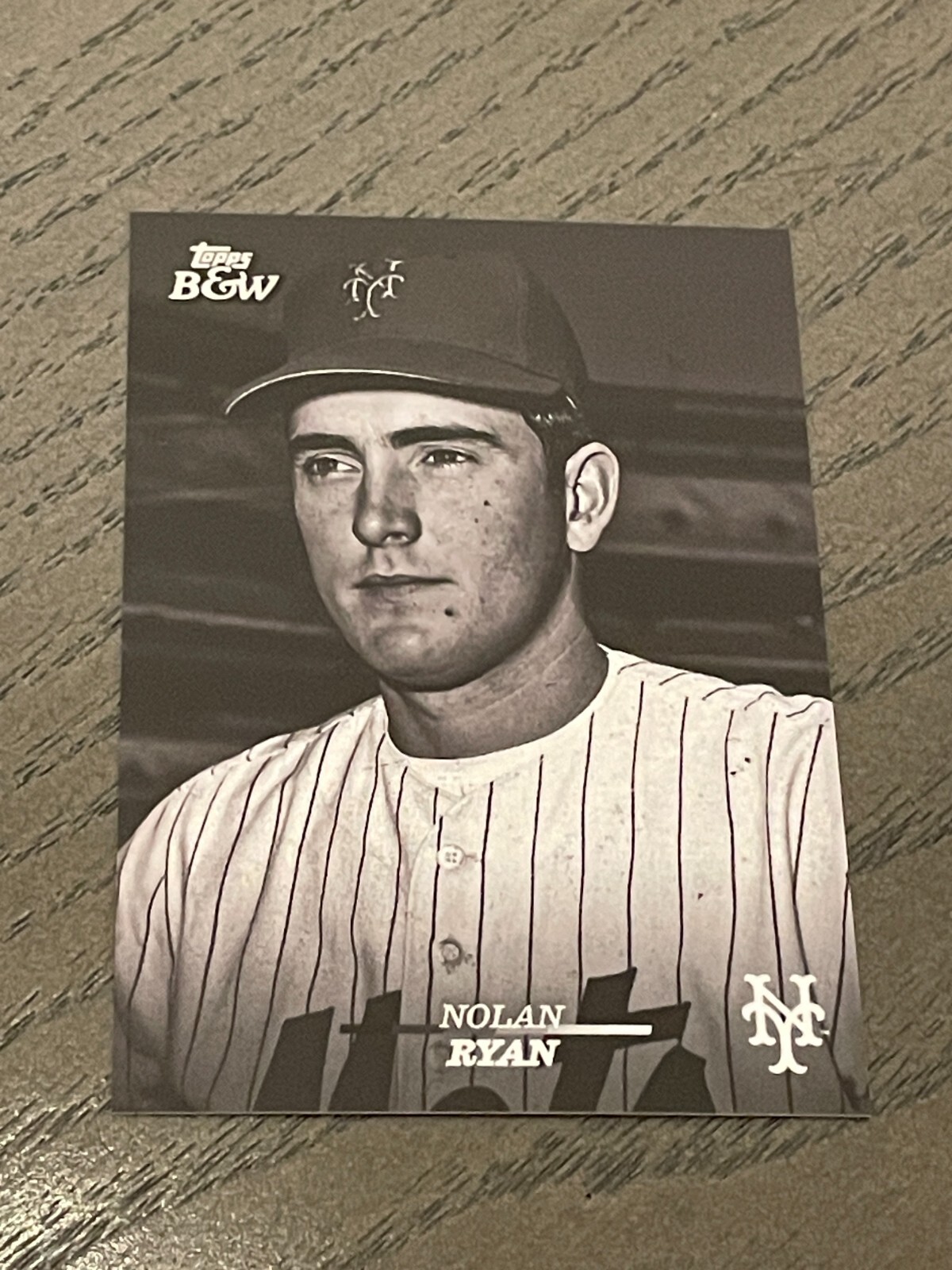 2024 Topps Black and White Topps Vault Nolan Ryan #108 New York Mets SP ...