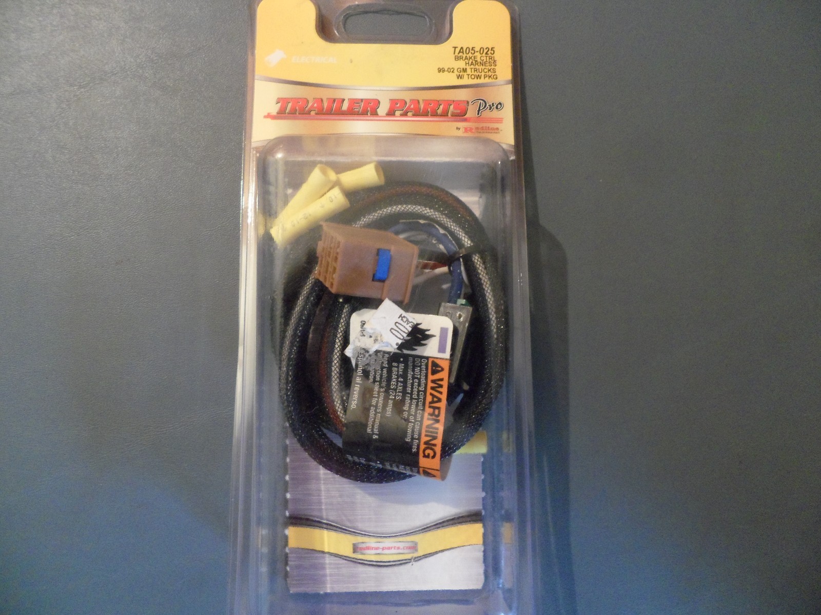 Redline Trailer Repair Parts Brake Control Harness TA05-025 99-02 GM ...