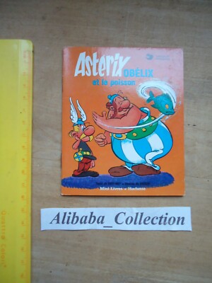 Rare Mini Book Hachette Asterix Obelix And Fish Comics 1978 Goscinny ...