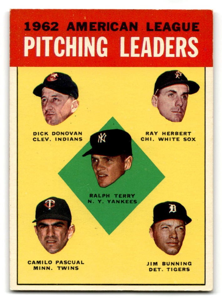 1963 Topps #1-576 Baseball You Choose, Complete Your Set Jim Bunning ...