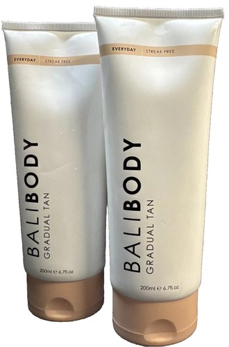 2 bali body gradual tan everyday streak free 6.7oz ea scuffed exterior ...