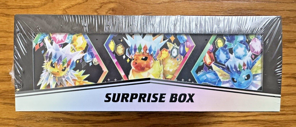 Prismatic Evolutions Surprise Box! New, Sealed Pokemon TCG Eevee Box ...