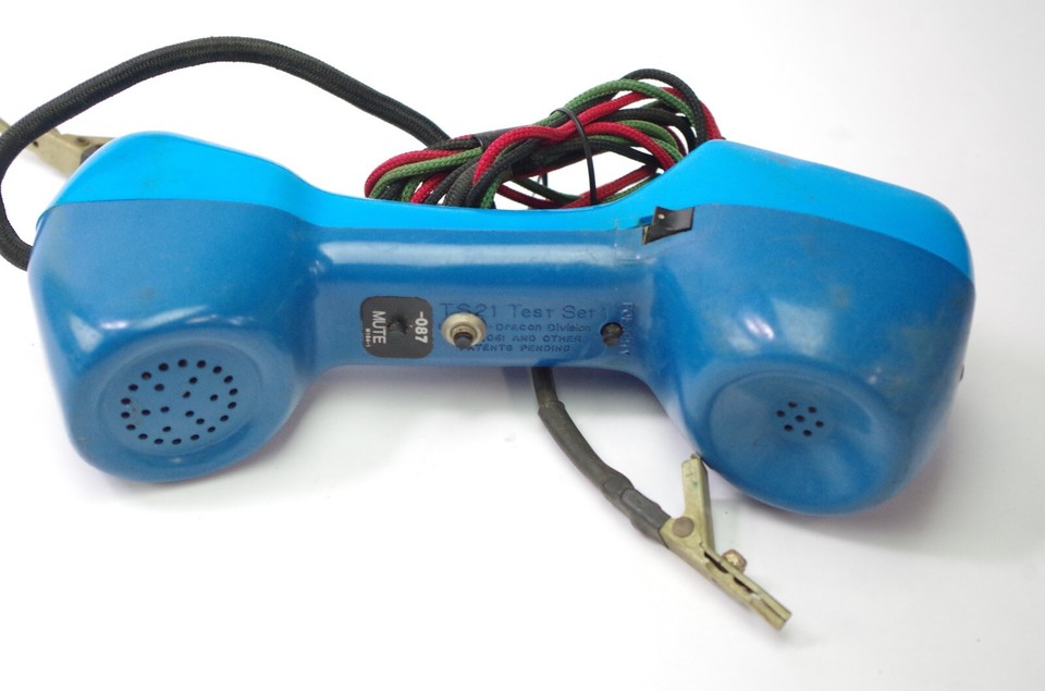 Harris-Dracon TS21 Blue Test Set Lineman Handset Phone Untested | eBay