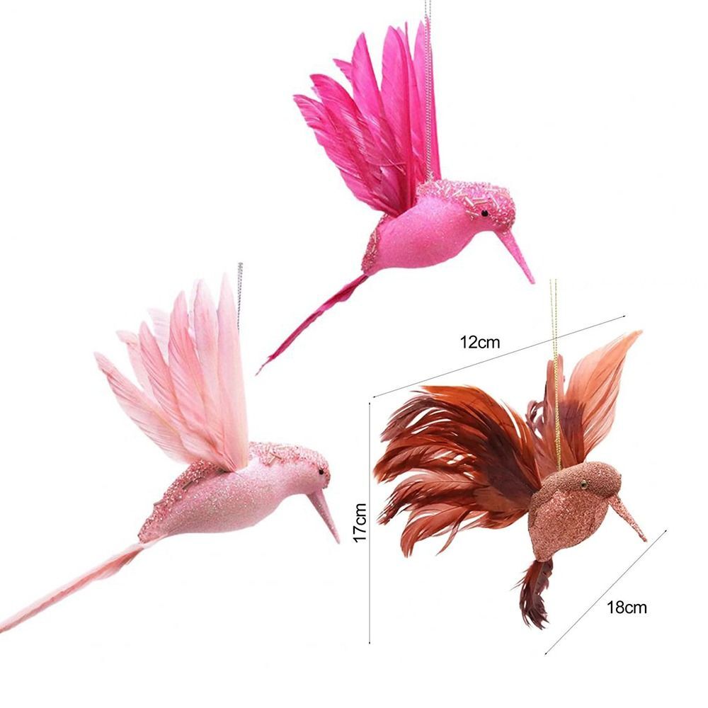 Realistic Artificial Birds Pendant Christmas Tree Hummingbird Pendant ...
