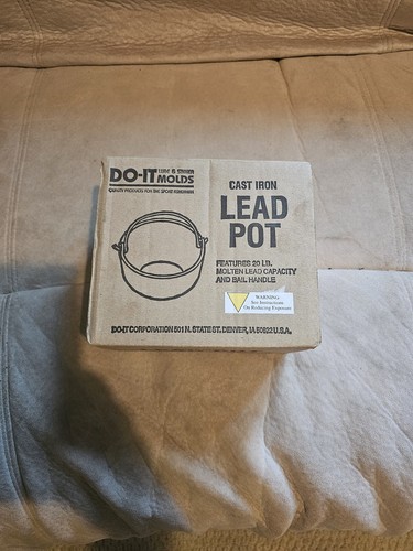 Nib Do-it Cast Iron Lead Pot 20lb Capacity | eBay