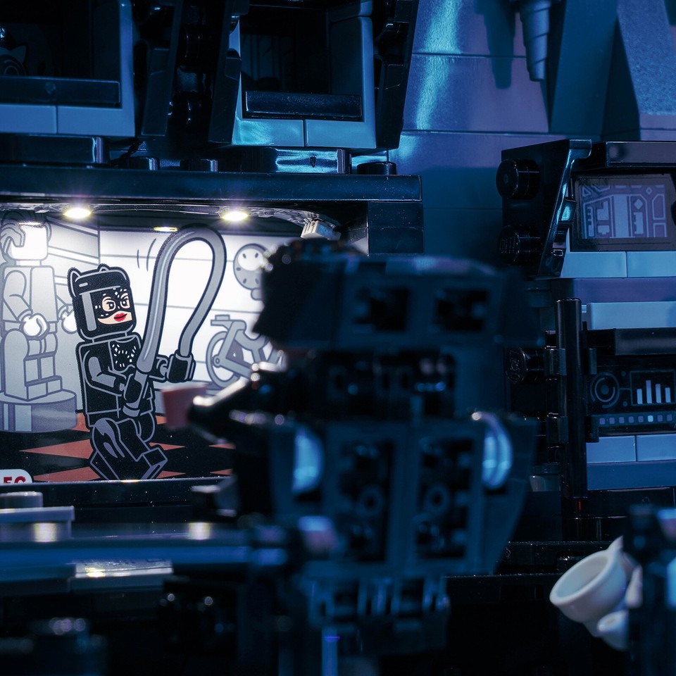 LocoLee LED Light Kit for Lego 76252 DC Batcave Shadow Box Creative ...