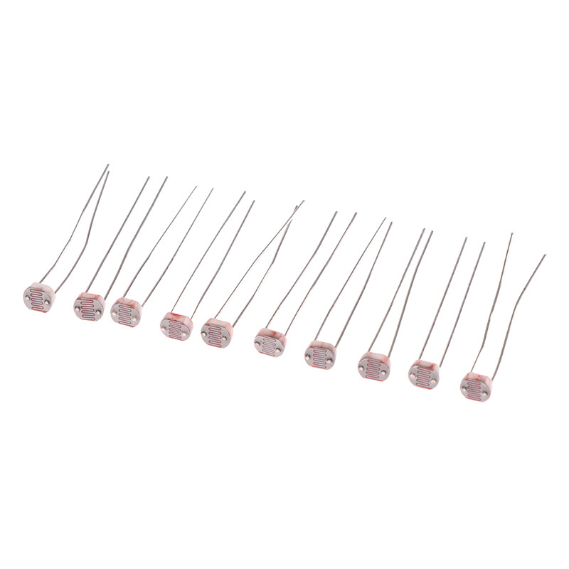 50pcs 5 Values X10pcs LDR Photo Light Sensitive Resistor Photoelectric ...
