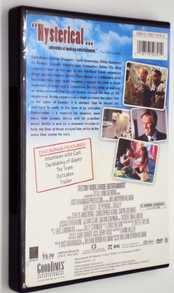 QUIGLEY DVD Dog Hating Billionaire GARY BUSEY Is Reincarnated As A ...
