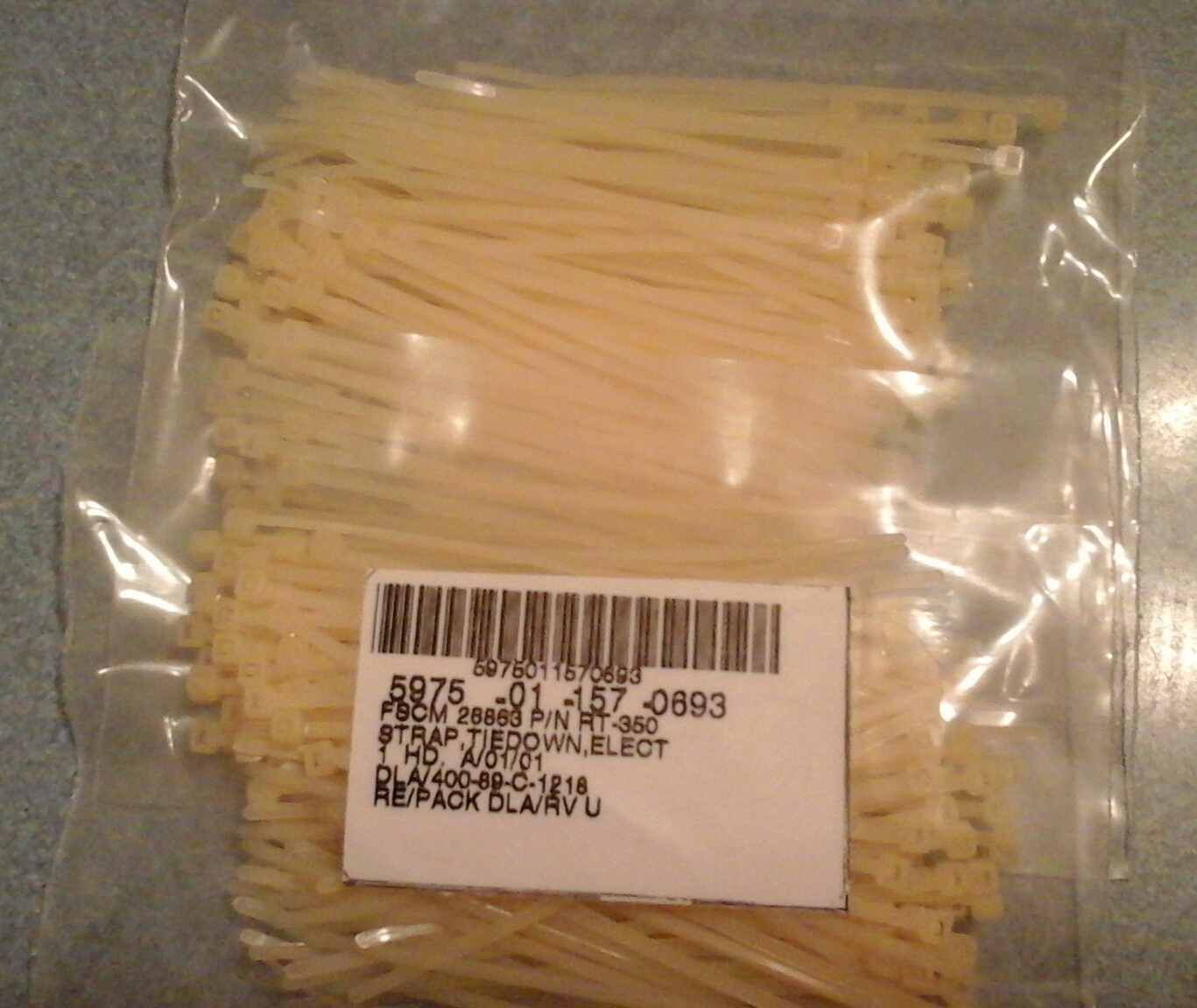 5 packs 4" Zip Ties **Heavy Duty** Government Purchased | eBay