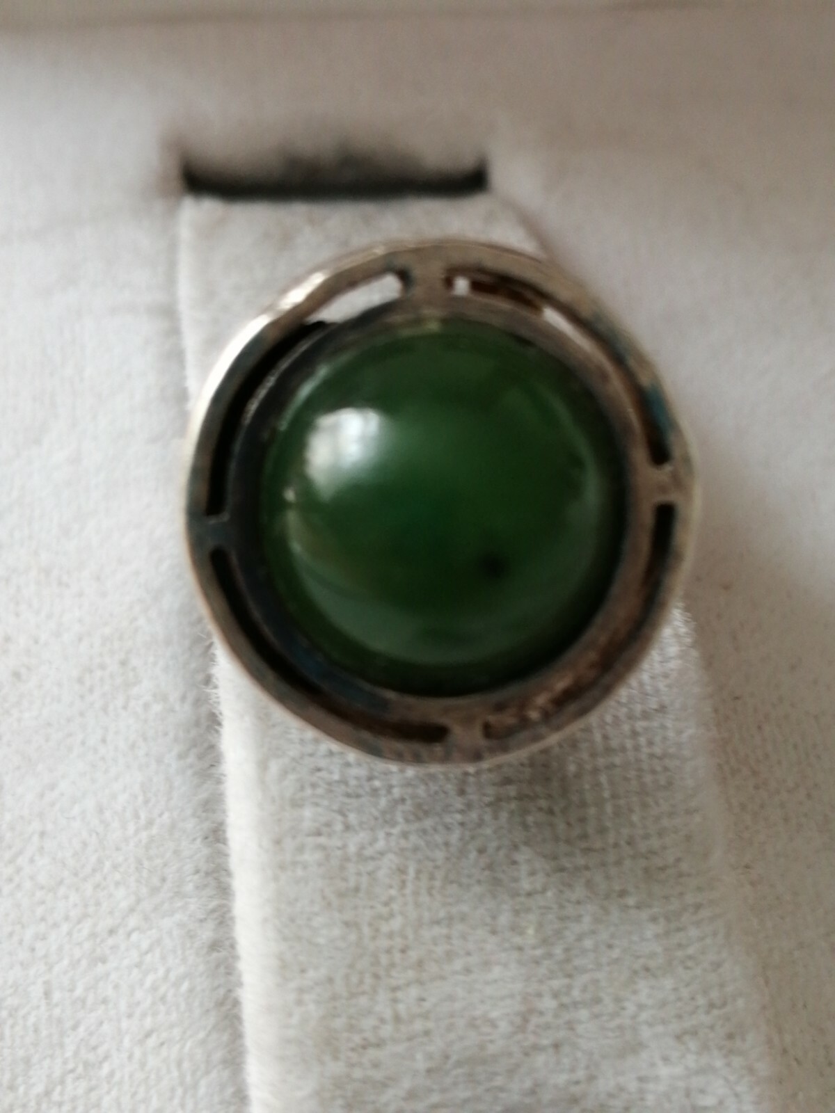 Designer schmuck, Silber Ring 925,TEKA Ring, Jade?Smaragd? Modernist ...