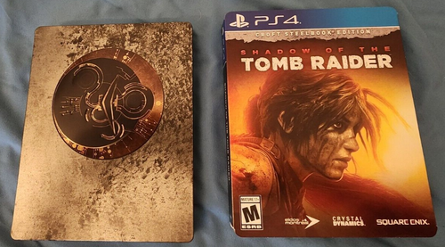 Shadow Of The Tomb Raider Ultimate Edition w/ Art Card & Game & Steel ...
