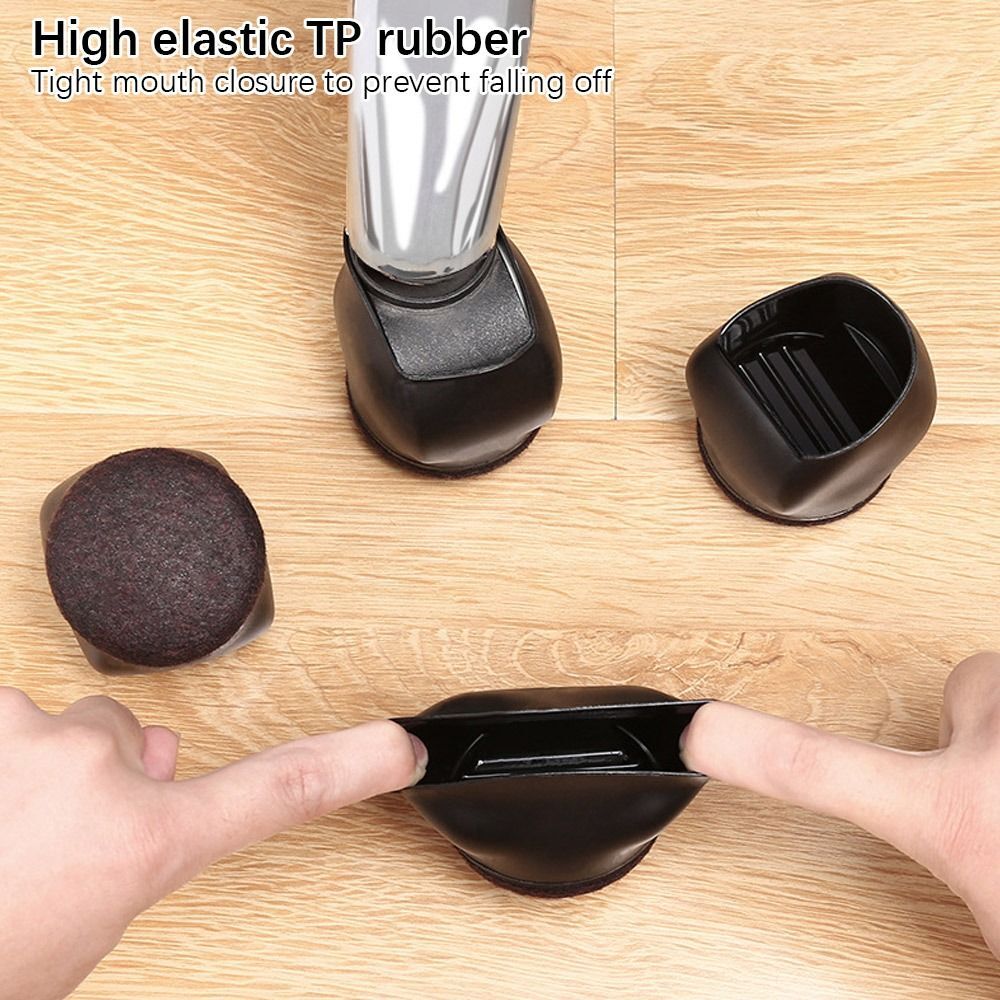 Rollers Fixer Table and Chair Leg Cover Pulley Chair Foot Cover Wheel ...