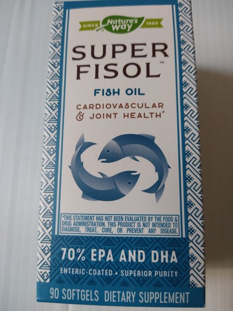 Natures Way Fisol Fish Oil 500 MG Softgels - 180 EA for sale online | eBay