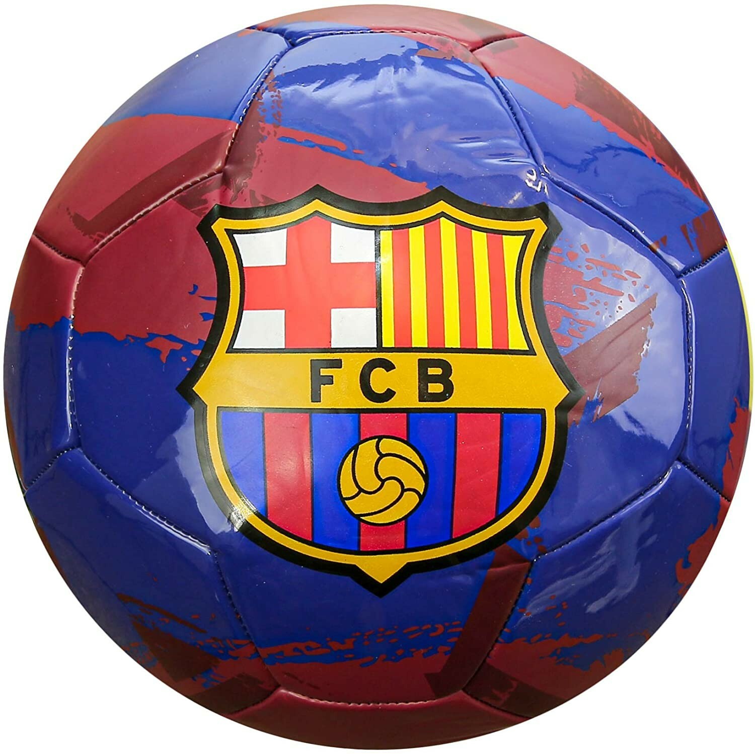 FC Barcelona Brush Size 5 Soccer Ball Color Blue | eBay