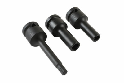 SET OF SPLIT RIM SOCKETS BITS 10 POINT FIXINGS 1/2 DRIVE 7mm 8mm 10mm ...