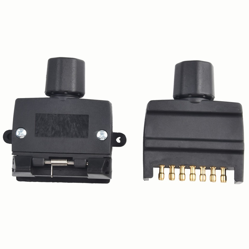 7 Pin Flat Trailer Connector Adaptors Set for Reliable Vehicle ...