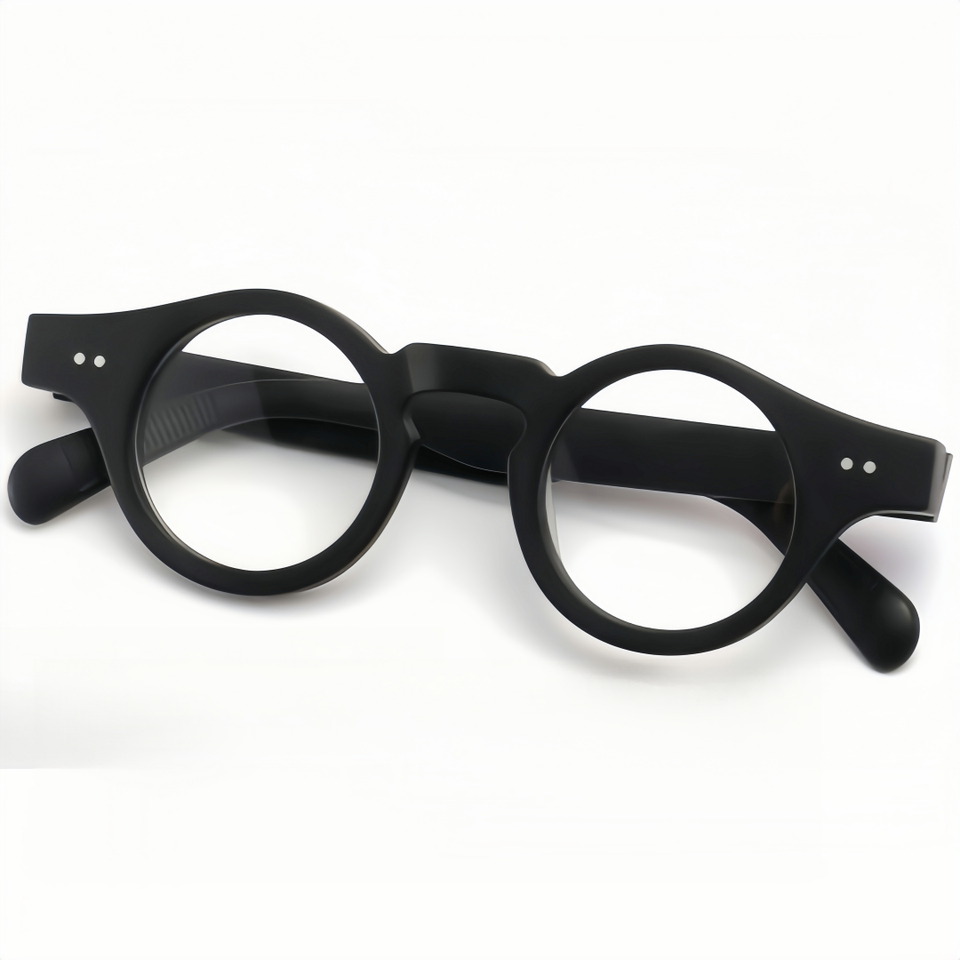 Retro Small Round Acetate Reading Eyeglasses Frames Men Women Hand Made ...