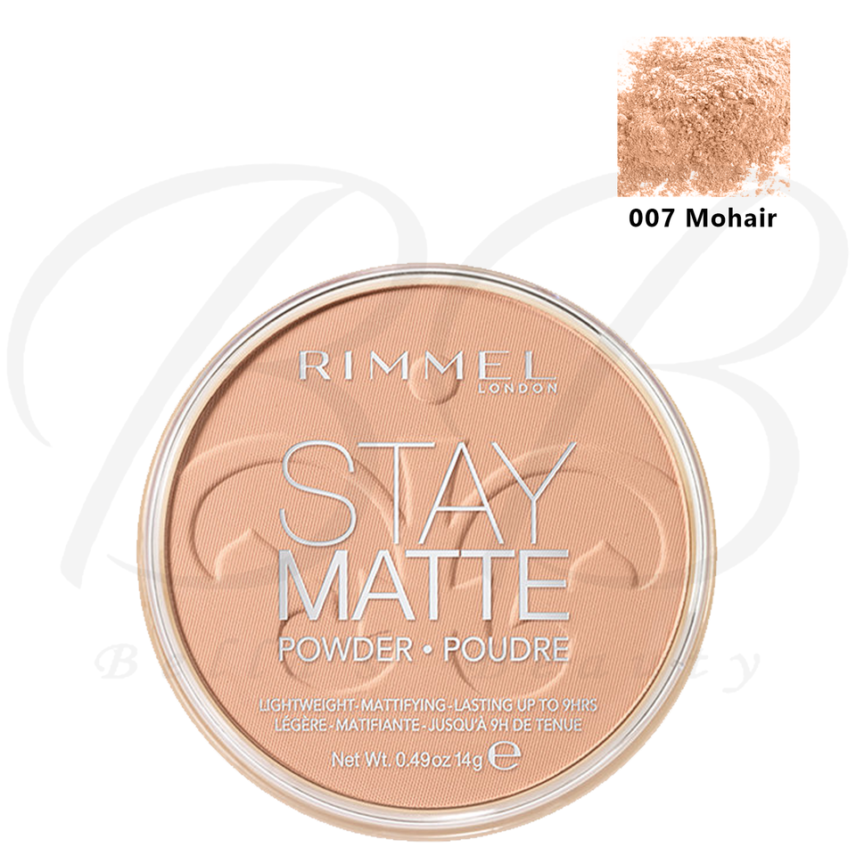 RIMMEL London Stay Matte Long Lasting Shine Pressed Face Powder 14g ...