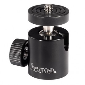Hama 00005014 Compact 50mm Ball and Socket Head for Alignment - Black ...