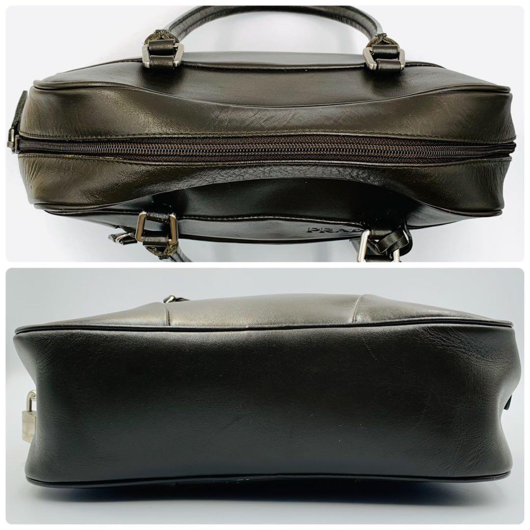 Authentic Prada y2k archive handbag tote bowring leather Authentic Prada y2k archive handbag tote bowring leather