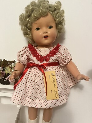 RARE 1920’S ANTIQUE EFFANBEE 18" DOLL MARY LEE MARY JANE SLEEP EYES ...