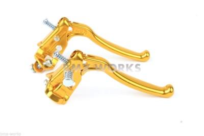 Dia-Compe MX128 - Tech 6 Gold Brake Levers - Suits Old School BMX ...