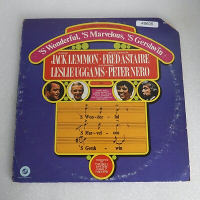 Various Artists S Wonderful 'S Marvelous 'S Gershwin Soundtrack LP ...