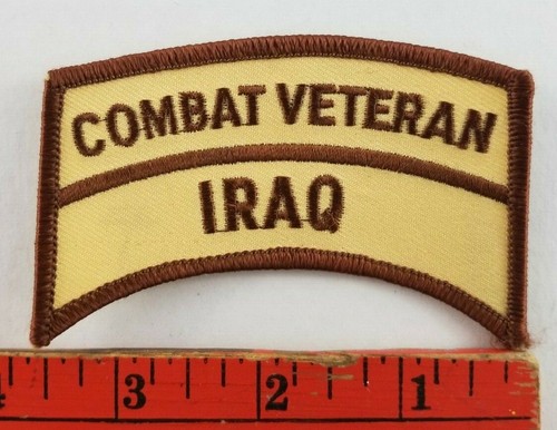 Combat Veteran Iraq Military War Patch | eBay