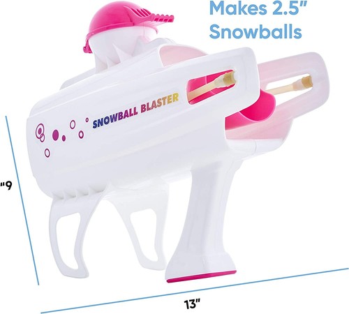 2pc Pink Snowball Blaster Gun, Round Snowball Shaper and Launcher ...
