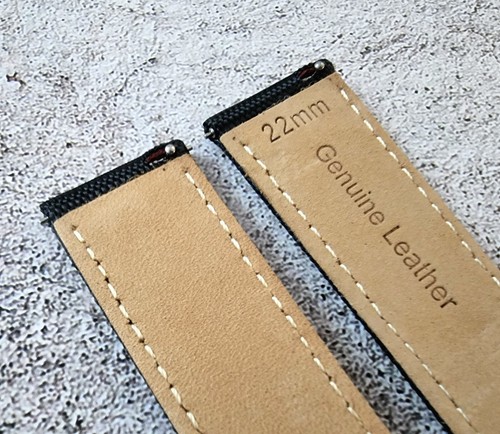 Premium Nylon Sailcloth Field Watch Strap 20mm 22mm Quick Khaki Green ...