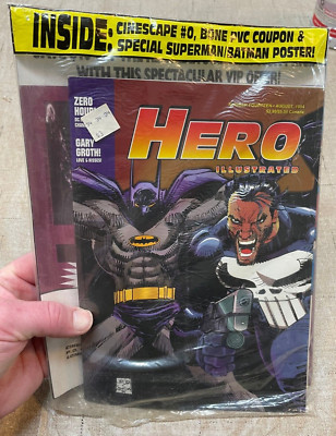 Hero Illustrated Magazine #14 1994 Factory Sealed Rare Punisher Rare ...