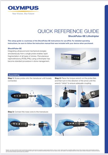 Olympus ShockPulse Lithotripsy 3.76mm Probe Box - Pack of 3 (SPL ...