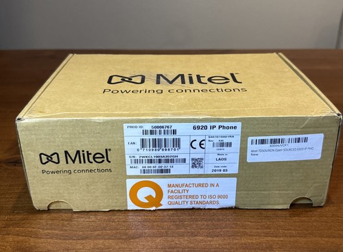 NEW / OPEN BOX MITEL MiVoice 6920 50006767 IP PHONE TELEPHONE VoIP ...