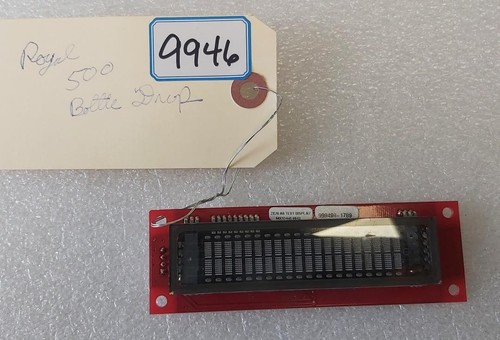 ROYAL VENDORS RVV Bottle Drop TEXT LED Display Board #999498-1789 (9946 ...