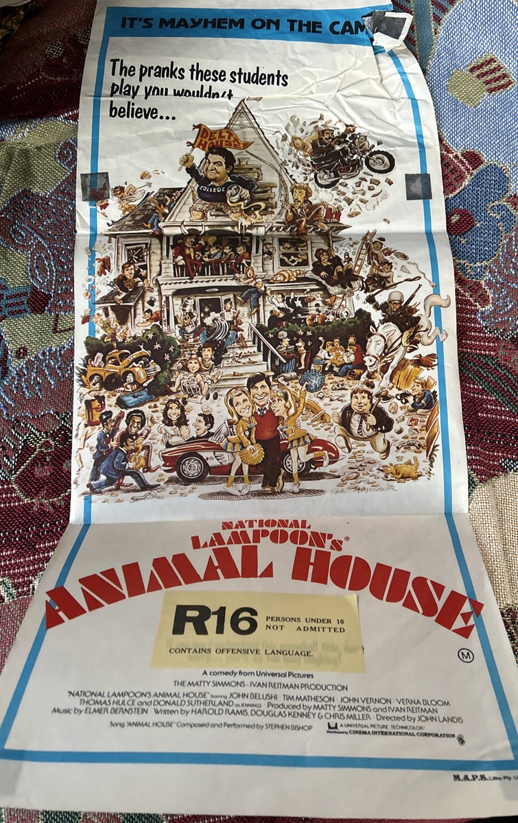 Animal House Movie Poster National Lampoon's Animal House [Original