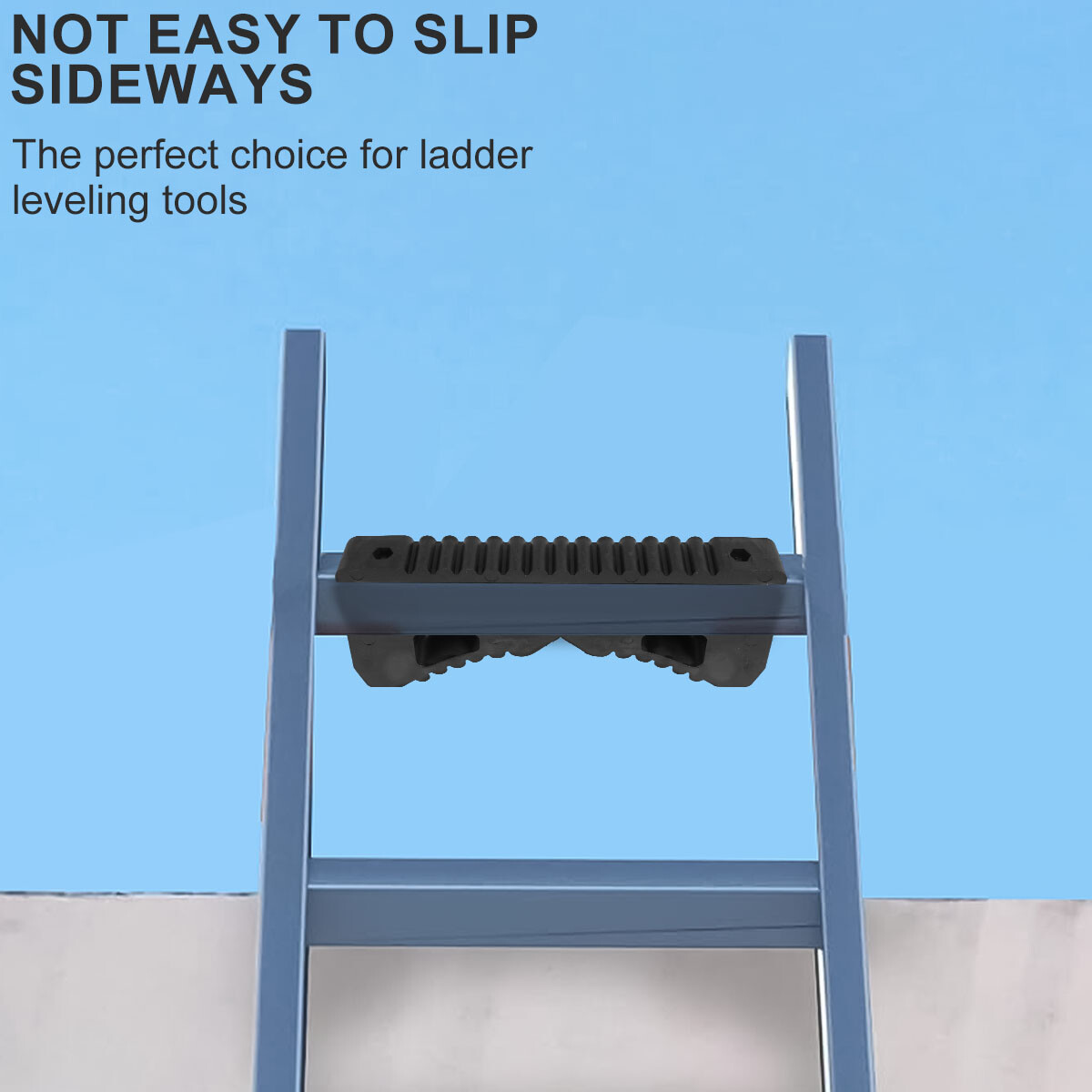 Rubber Steep Ladder Accessory Ladder Stabilizer w/ 2 Screws Ladder Rail ...