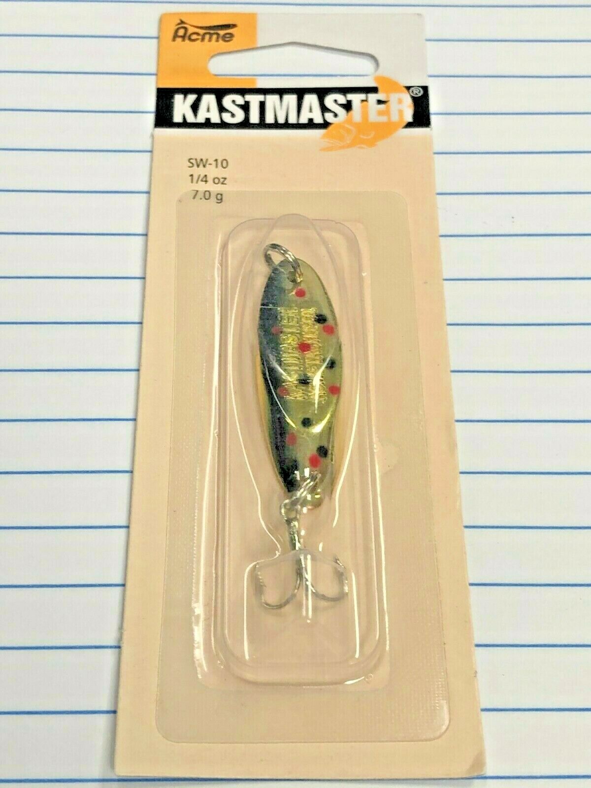 Kastmaster, SW10/BKT, 1/4 oz., Made in USA, ACME TACKLE COMPANY, Big ...