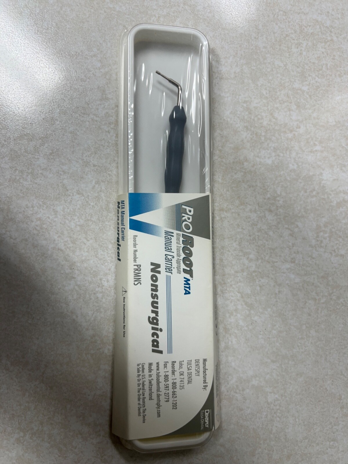 ProRoot MTA Manuel carrier Nonsurgical Blue/Gray Unopened | eBay