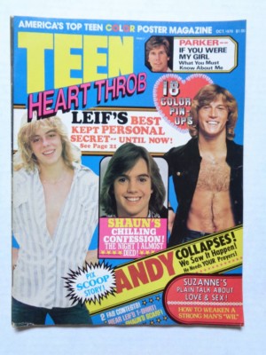 Oct.1978 Teen Heart Throb magazine.Excellent condition.Color poster ...