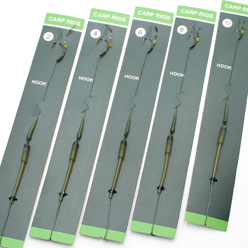 PVA Bag rigs QC Anti Tangle Sleeves Lead Inserts Tube For Carp Hair Rig ...