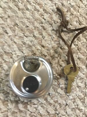 Brinks Plus Stainless Hardened Steel Padlock W/ 1 Key | eBay