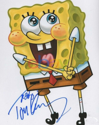 TOM KENNY Signed 8x10 Autograph SPONGEBOB SQUAREPANTS reprint | eBay